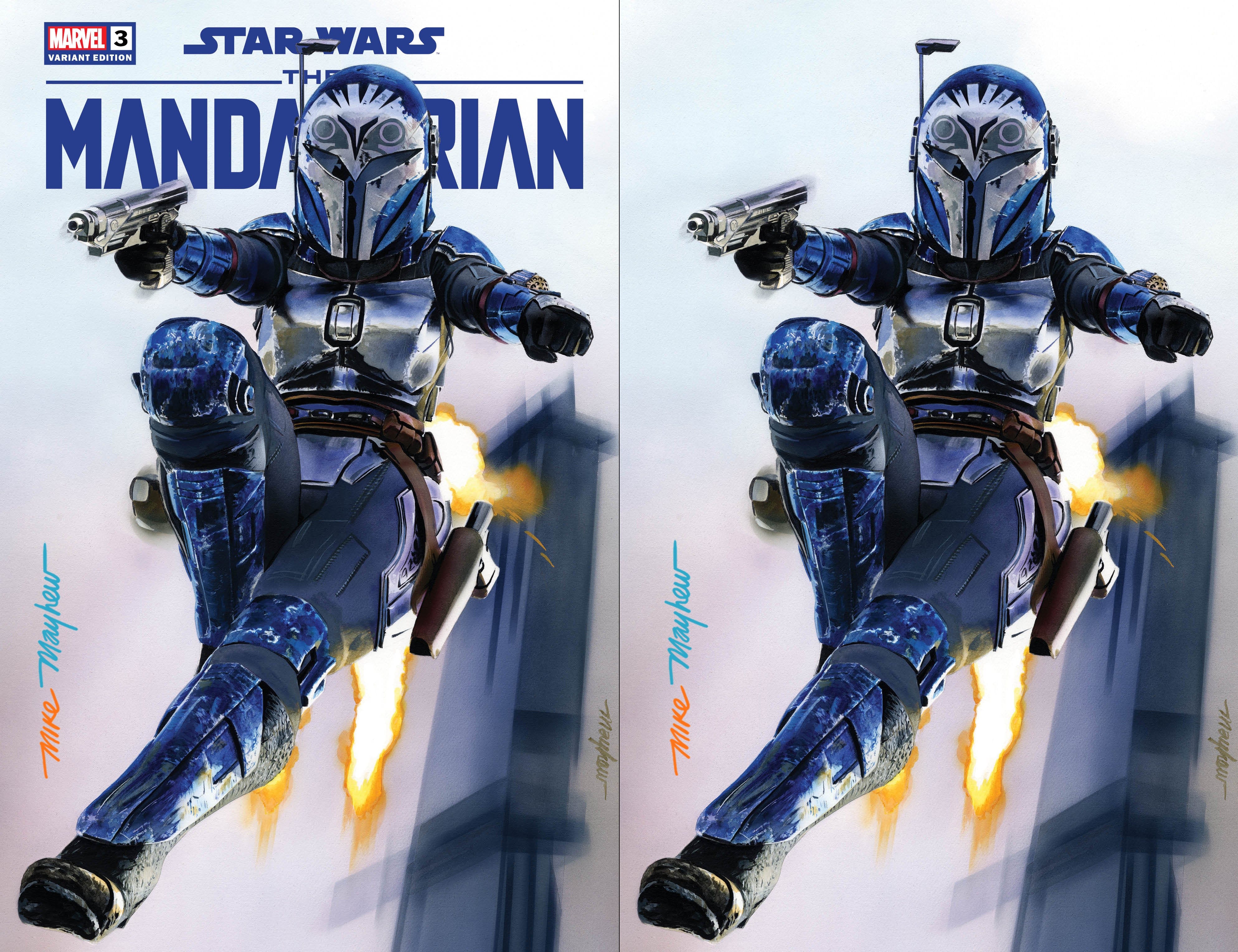 STAR WARS: THE MANDALORIAN SEASON 2 #3 Mike Mayhew Studio Variant Set ...